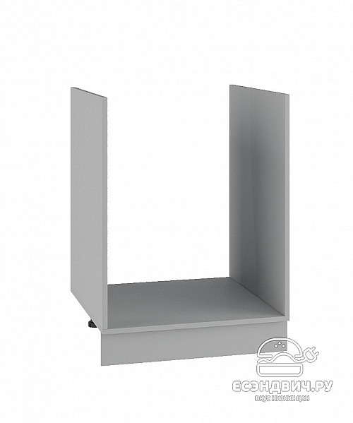 Тумба 600 под мойку накладную "Чарли" (МДФ) (Черная шагрень) /ИЦSf ...